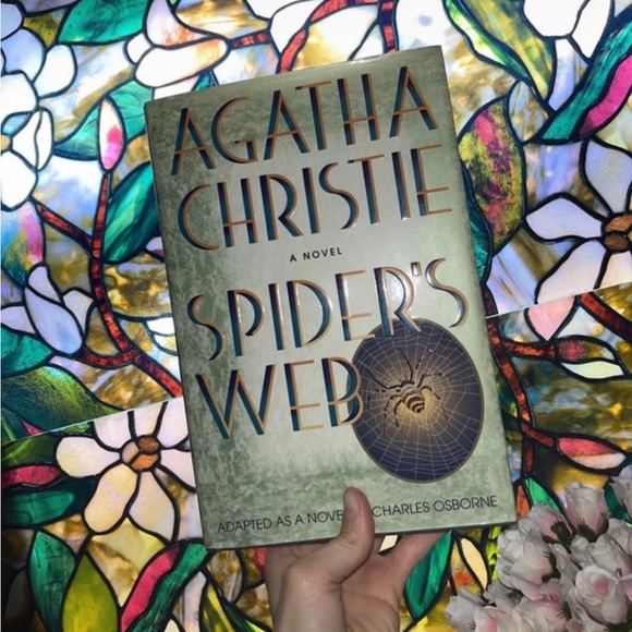 American Vintage | Other | Hardcover Agatha Christie Spiders Web Book ...